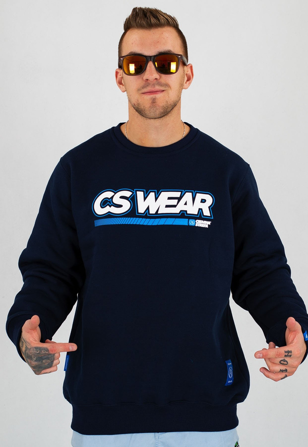 Bluza Ciemna Strefa CS Wear granatowo niebieska