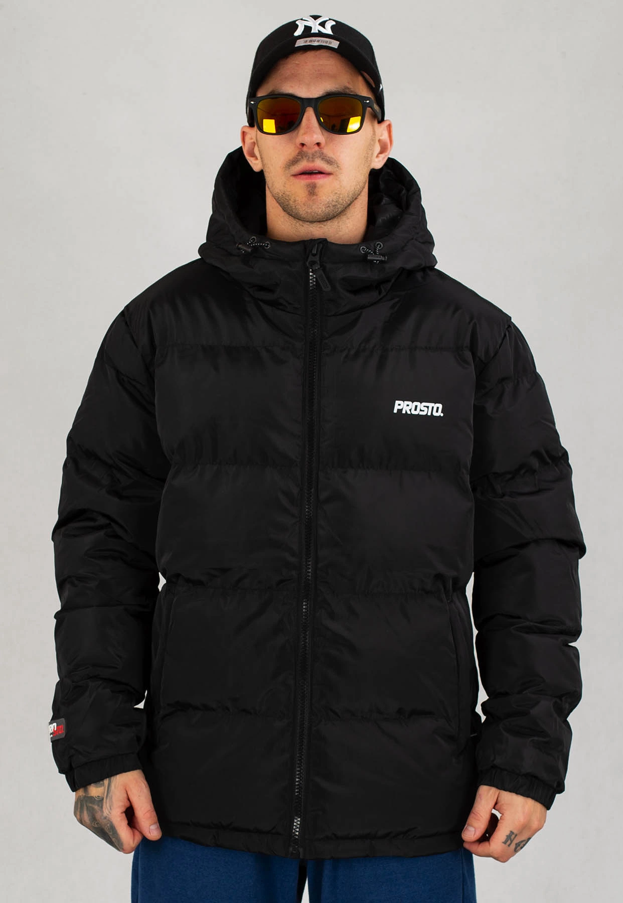 Kurtka Prosto Winter Adament 2022 czarna - MEMBRANA.PL