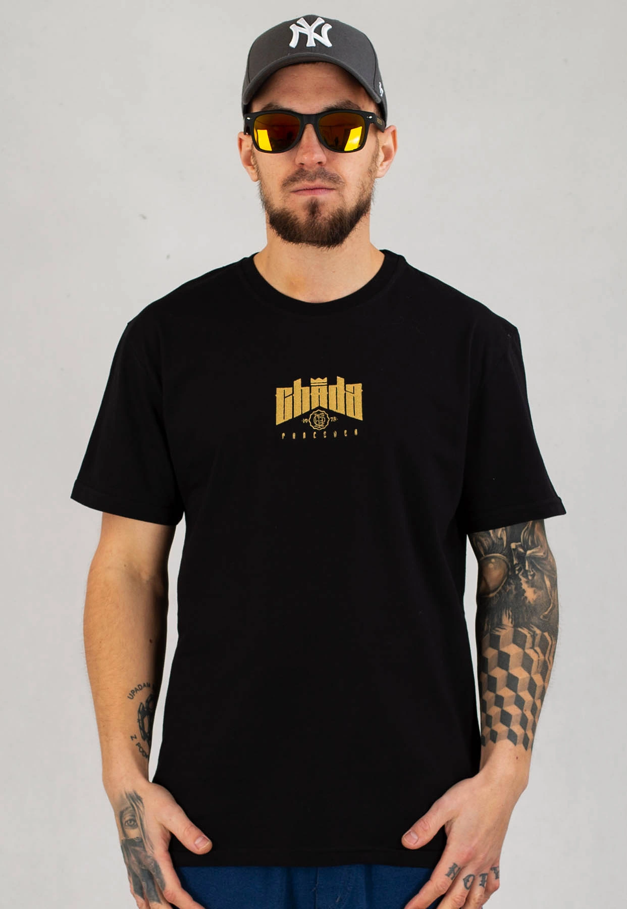 T-shirt Chada Proceder Haft czarny - MEMBRANA.PL