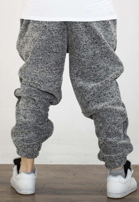 Dresy Jigga Wear Teddy Simple Crown szare - MEMBRANA.PL