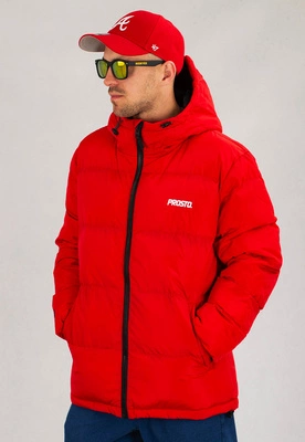 Kurtka Prosto Winter Adament 2022 czerwona - MEMBRANA.PL