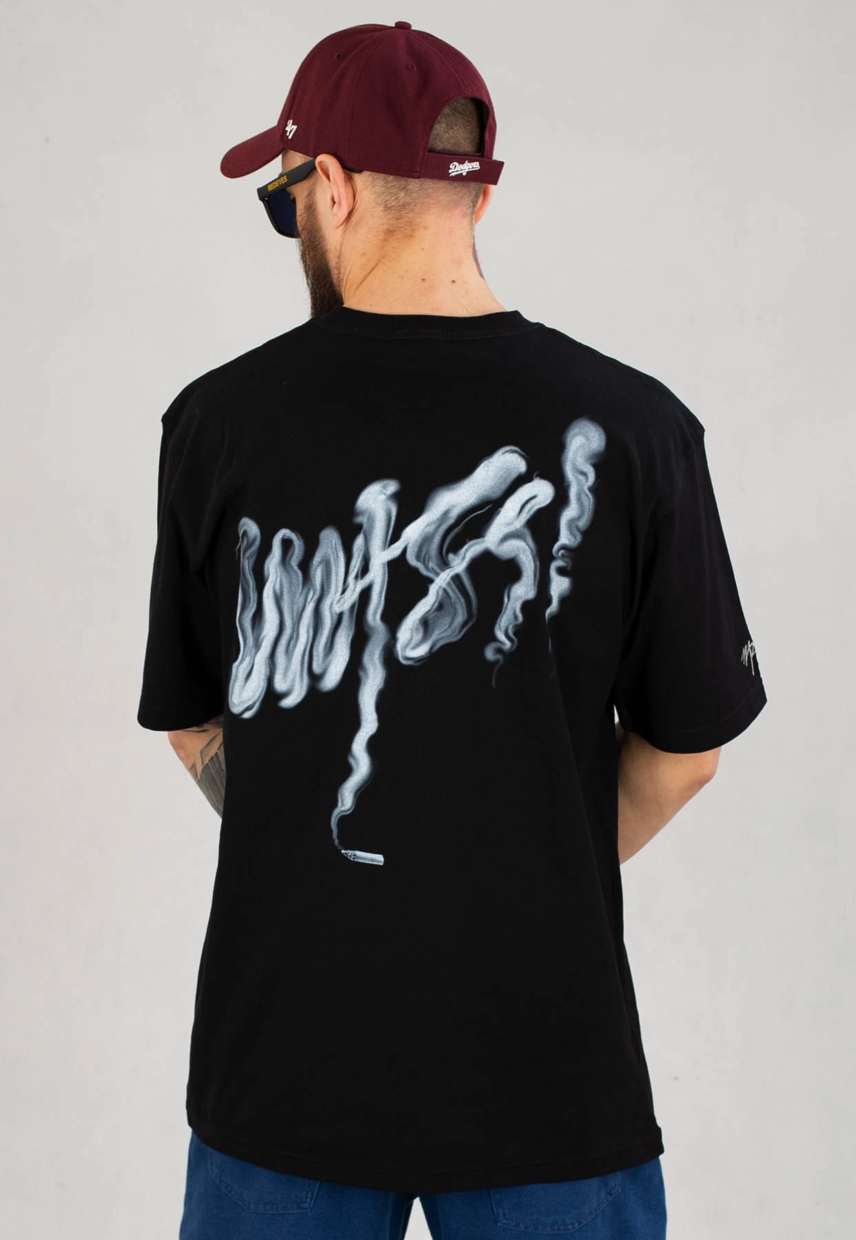 T-shirt Mass Smoke czarny - MEMBRANA.PL