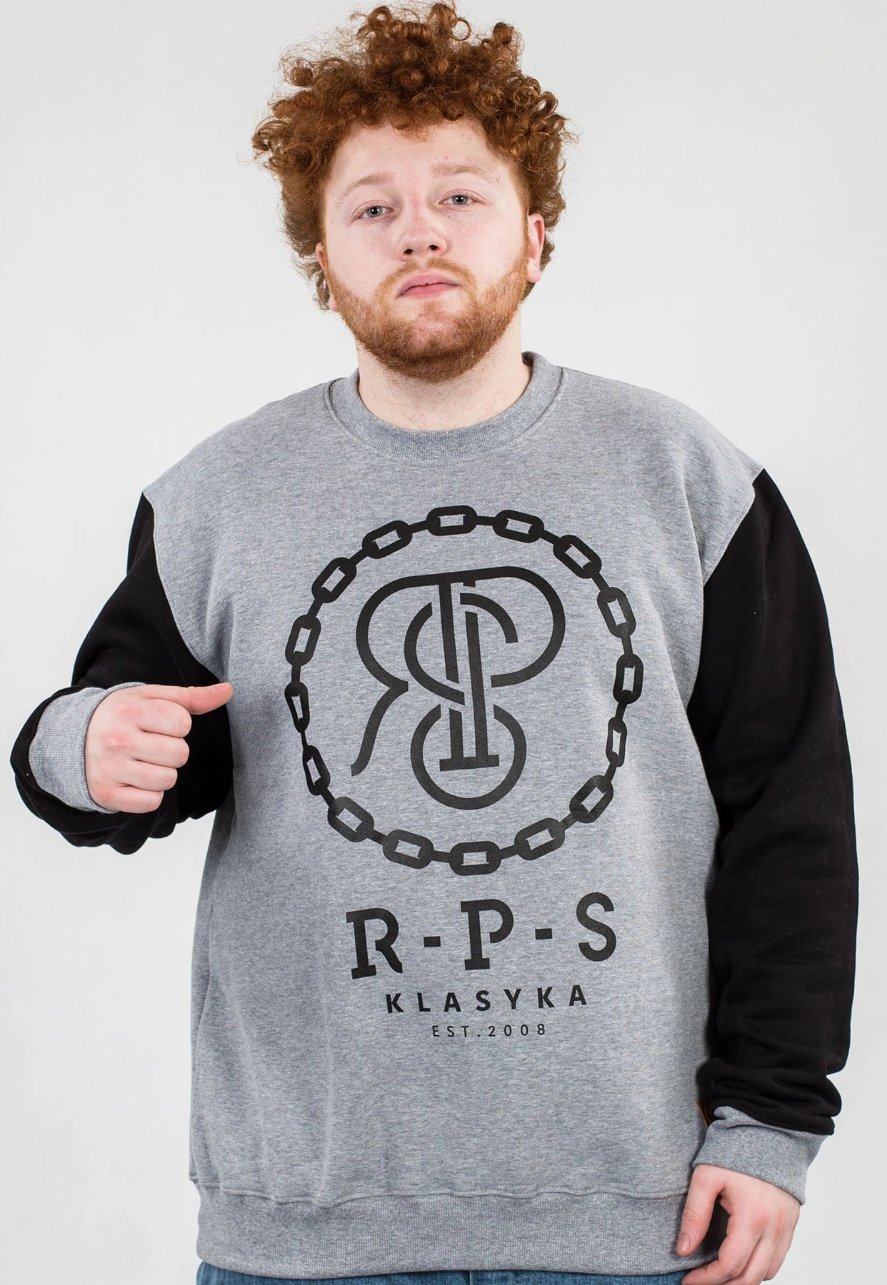 Bluza RPS Rychu Peja Solufka Chain szara - MEMBRANA.PL