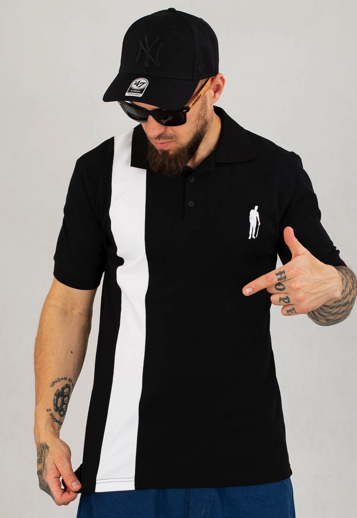 T-shirt Polo Street Autonomy Pitt czarny - MEMBRANA.PL