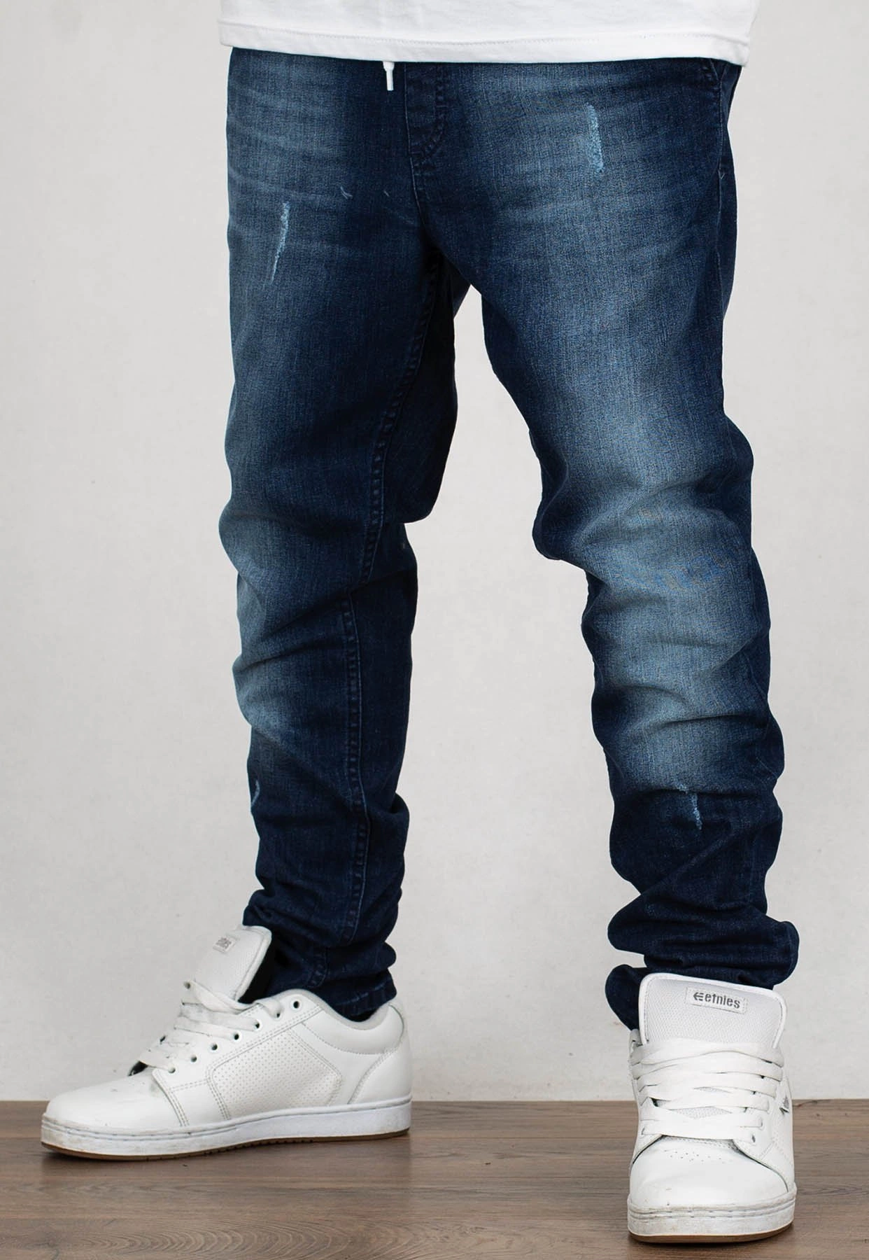 Spodnie SSG Stretch Skinny Premium Przecierane dark - MEMBRANA.PL