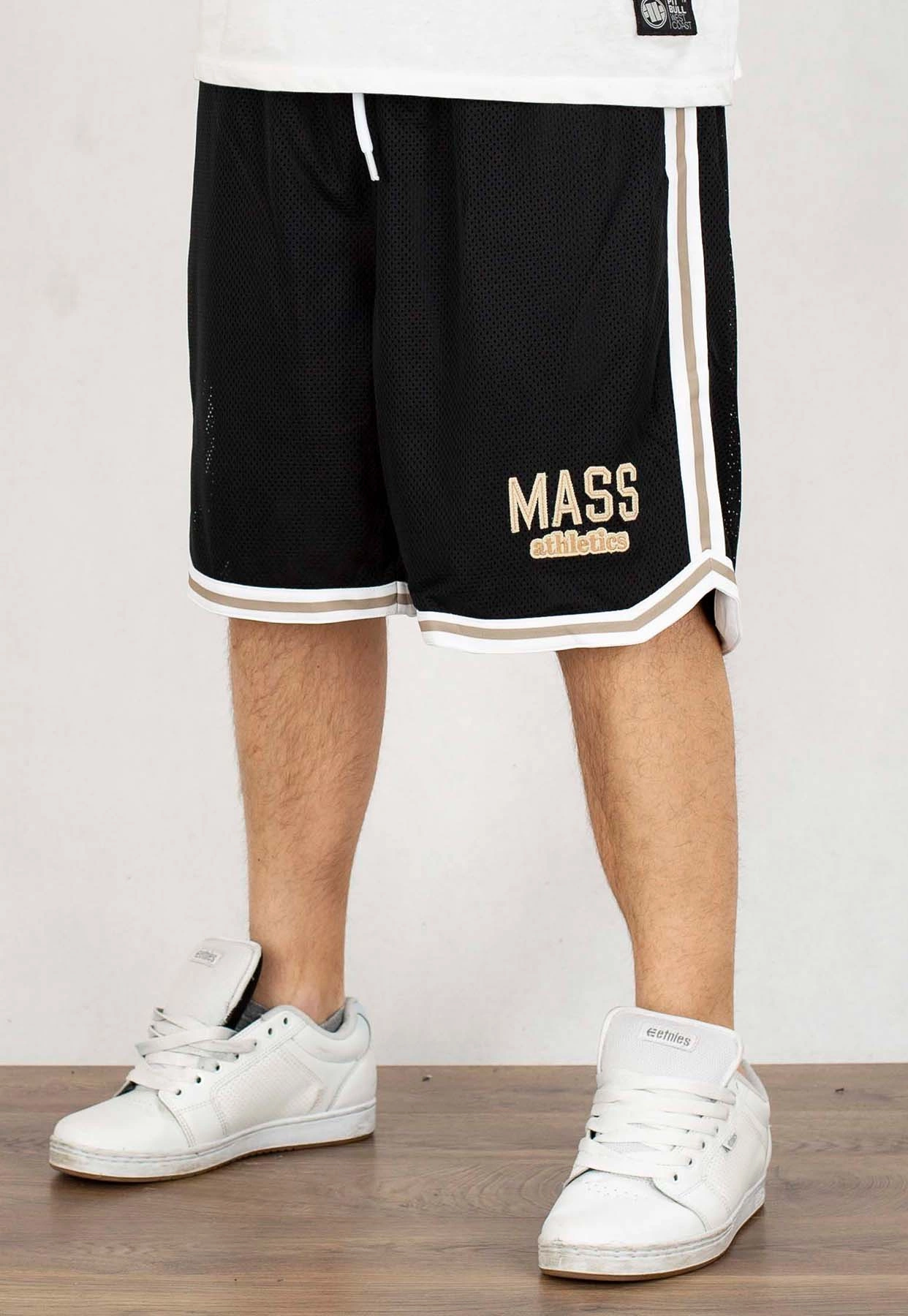 Spodenki Mass Club Mesh Short czarne - MEMBRANA.PL