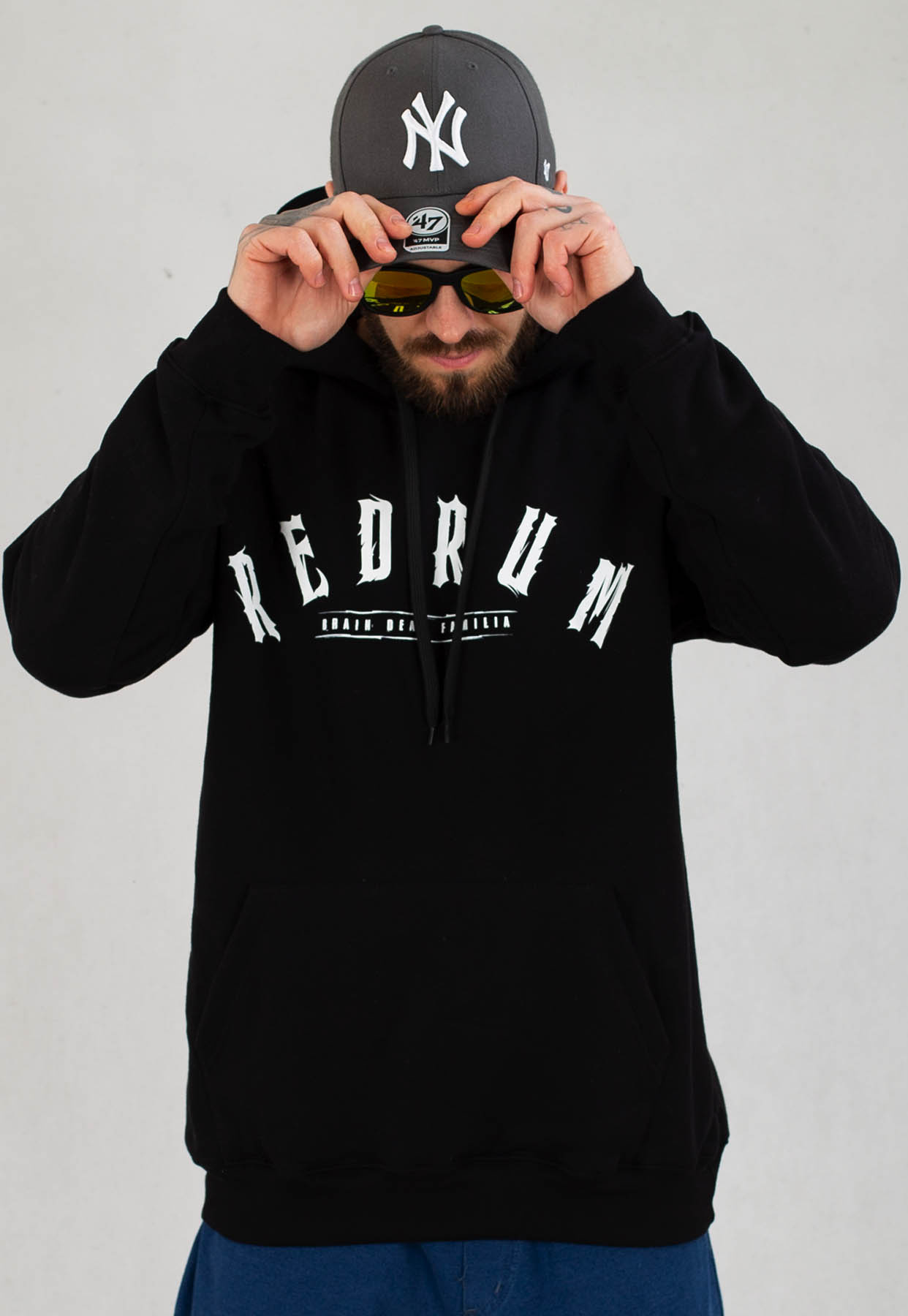 Bluza Brain Dead Familia Redrum czarna - MEMBRANA.PL