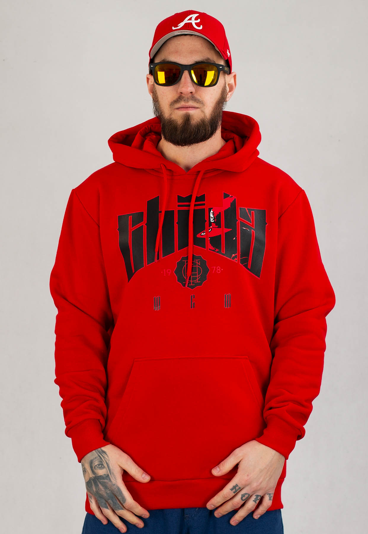 Bluza Chada Hoodie WGW Logo czerwona