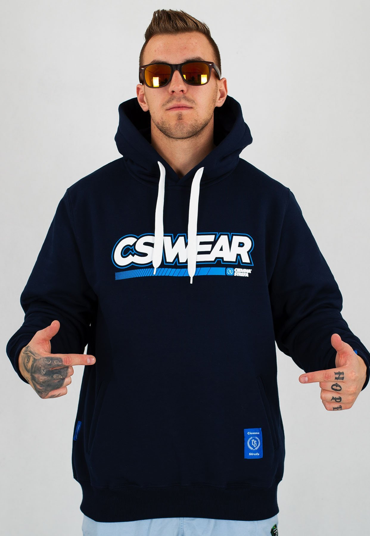 Bluza Ciemna Strefa CS Wear granatowo niebieska