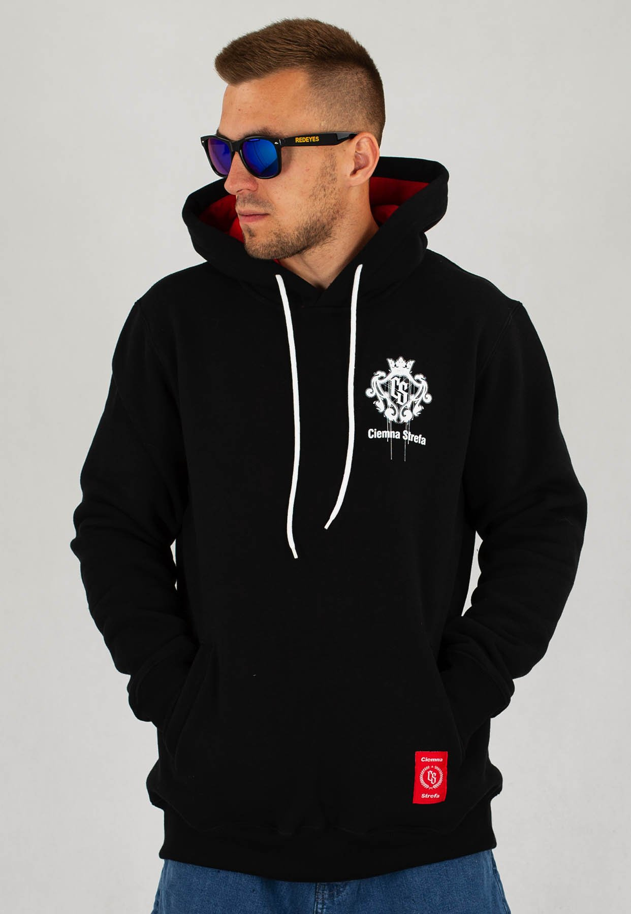 Bluza Ciemna Strefa Przeciw Bezprawiu czarna