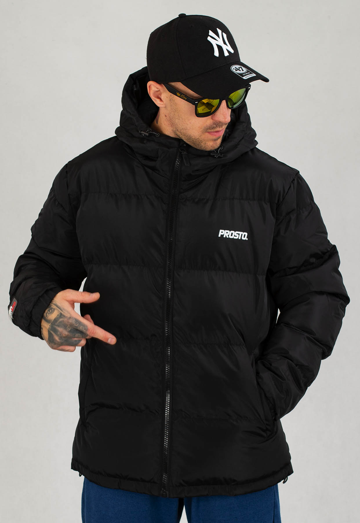 Kurtka Prosto Winter Adament 2022 czarna - MEMBRANA.PL