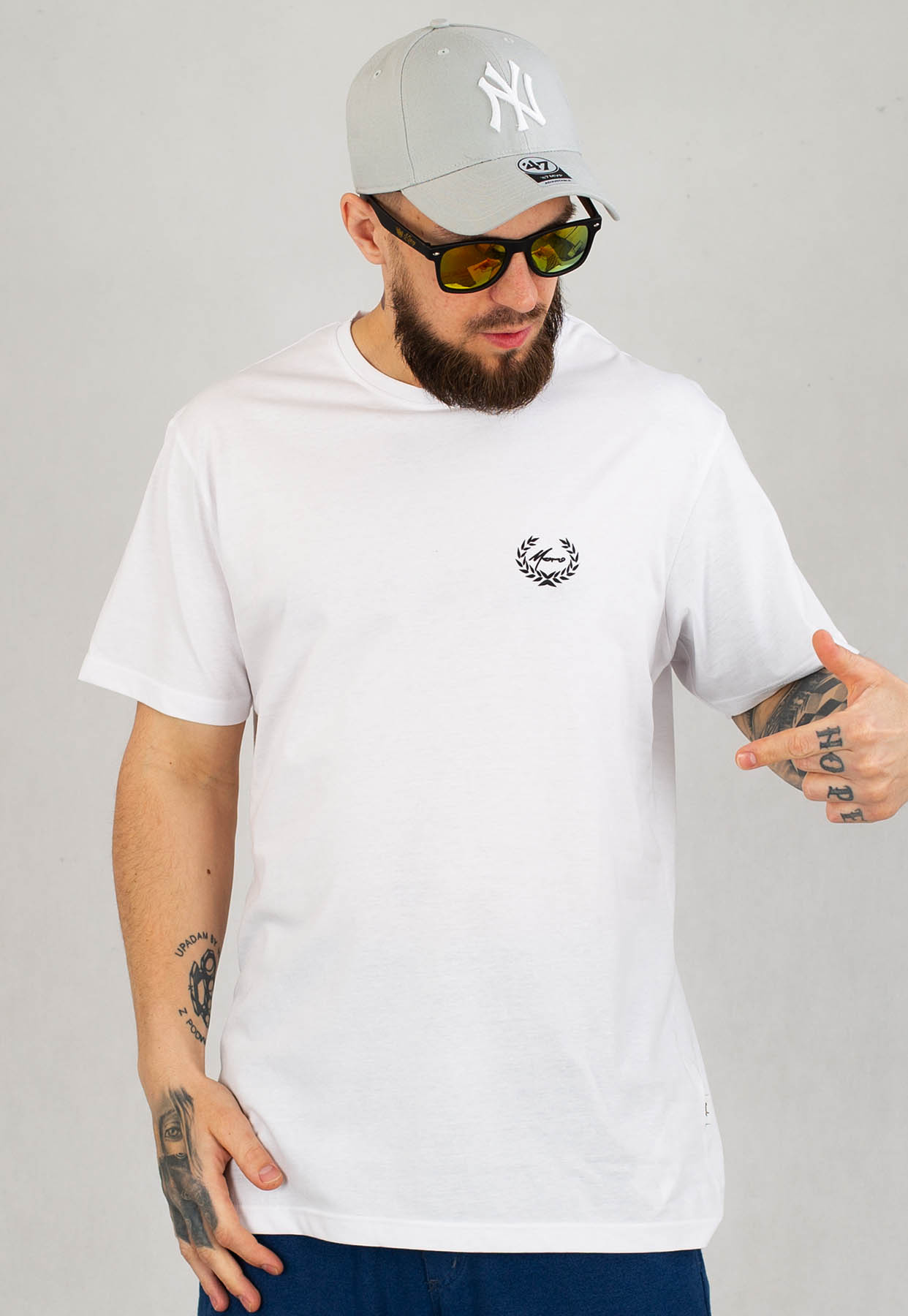 T-shirt Moro Sport Moro Mini Paris Laur biały - MEMBRANA.PL