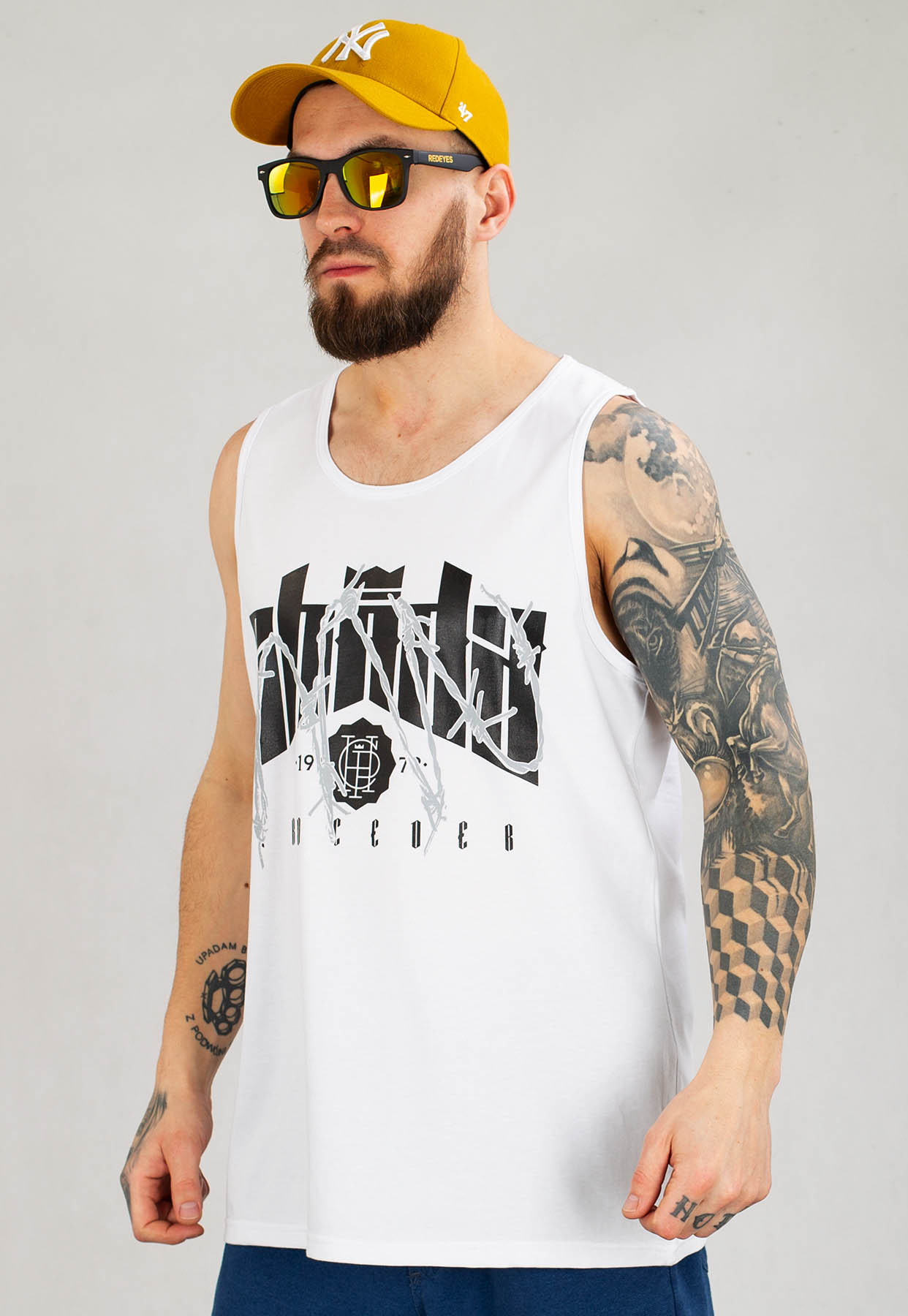 Tank Chada Proceder Thorns biały - MEMBRANA.PL